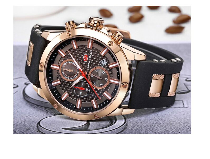 【楽天市場】メンズ 腕時計 時計 プレゼント用 ギフト ブランド 男性用 ミリターリー クォーツ クロノグラフ カレンダー ファッション ...