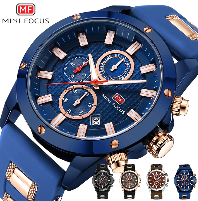 【楽天市場】『最大20%OFFクーポン』『正規品』『SALE』MINIFOCUS メンズ 腕時計 防水 クロノグラフ おしゃれ ミニフォーカス 男性用 時計 ミリターリー クォーツ カッコイイ ...