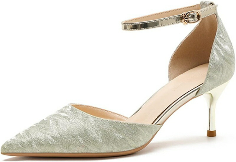【楽天市場】パンプス 結婚式 パーティー 疲れない ストラップ セパレート 大きいサイズ ポインテッドトゥ レディース 靴 アンクルストラップ フォーマル 美脚 ポインテッド キラキラ ...