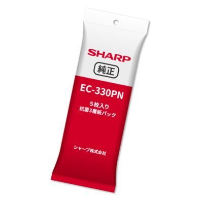 【楽天市場】【在庫あり】シャープ SHARP 掃除機 抗菌3層紙パック（5枚入り） EC-330PN ：パーツコムストア