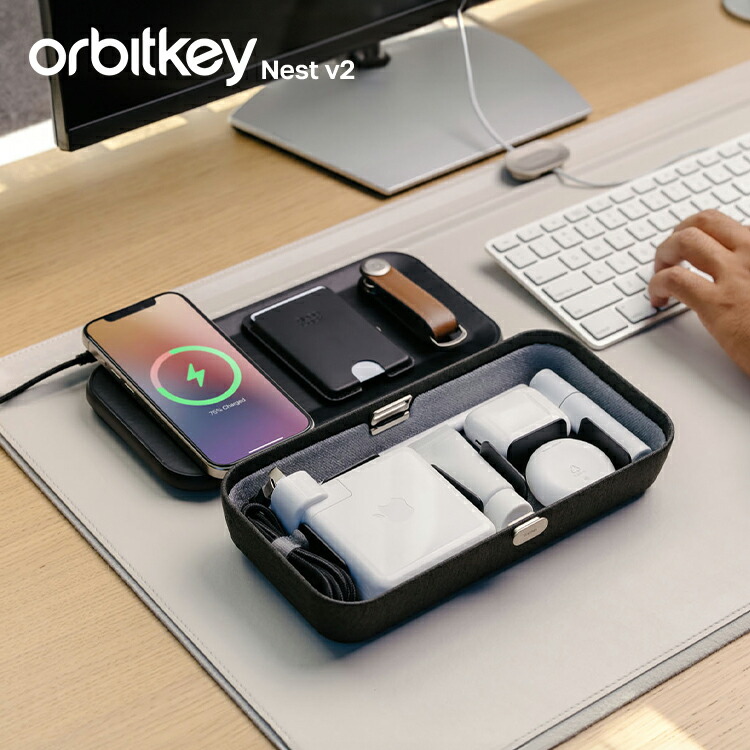 【楽天市場】【1000円OFFクーポン】Orbitkey Nest v2 ガジェット オーガナイザー オービットキー・ネスト ギフト 人気 センス（ガジェットポーチ ガジェットケース 収納 ...