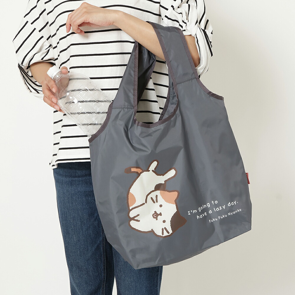 【楽天市場】ふくふくにゃんこ ごろにゃんエコバッグ：Fuku Fuku Nyanko online shop