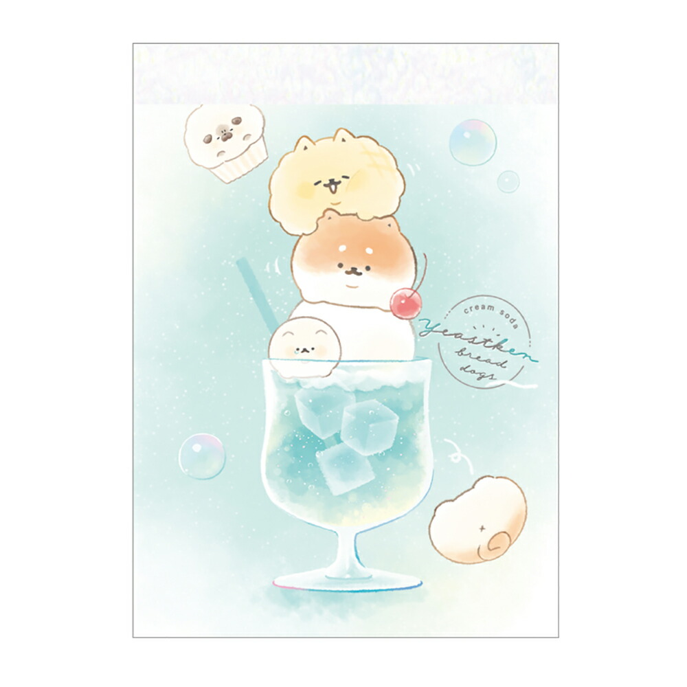 【楽天市場】【文房具限定！1,650円以上購入で10%OFF！2/28 23:59まで】 カミオジャパン いーすとけん ミニメモ/クリームソーダ：パステルオンラインストア