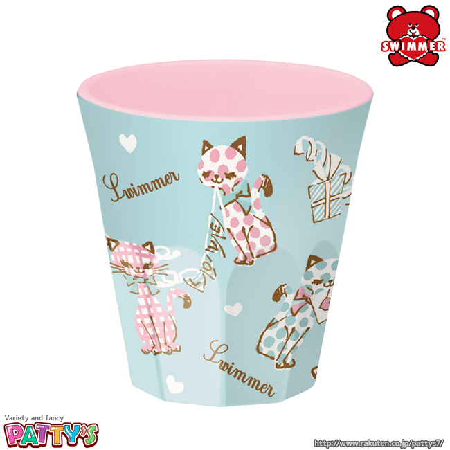【楽天市場】【スイマー】メラミンカップ 270ml キャット【SWIMMER】MTB2 タンブラー メラミン カップ メラミンコップ 軽い 割れにくい 丈夫 歯磨き うがい 洗面所 幼稚園 ...