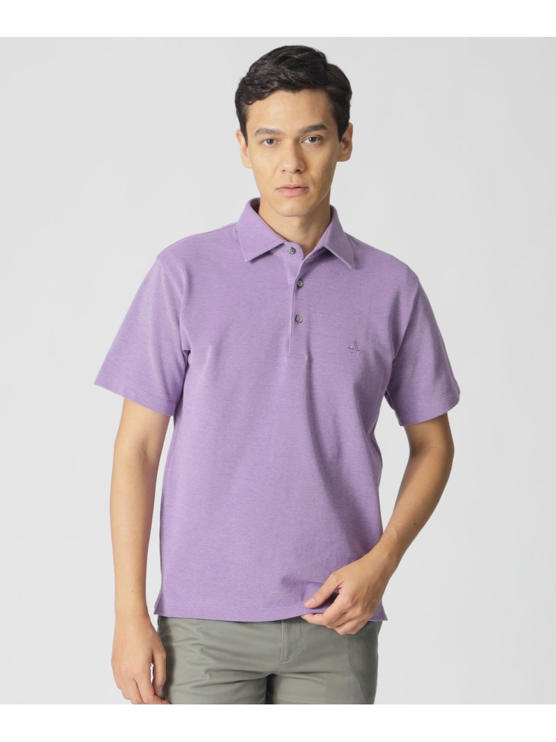 【楽天市場】メランジツイストポロシャツ Paul Stuart ポール・スチュアート トップス ポロシャツ ホワイト レッド ネイビー パープル【送料無料】[Rakuten Fashion ...