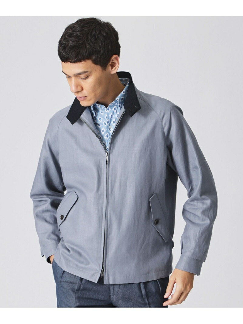 【楽天市場】【SALE／50%OFF】【数量限定】「COLLECTION LINE」グレイッシュライトラミーハリントンジャケット Paul Stuart ポール・スチュアート ジャケット ...