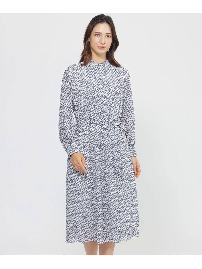 【楽天市場】【SALE／25%OFF】【Nikkei magazine掲載】【ウォッシャブル】ダイアゴナルプリント ワンピース Paul ...