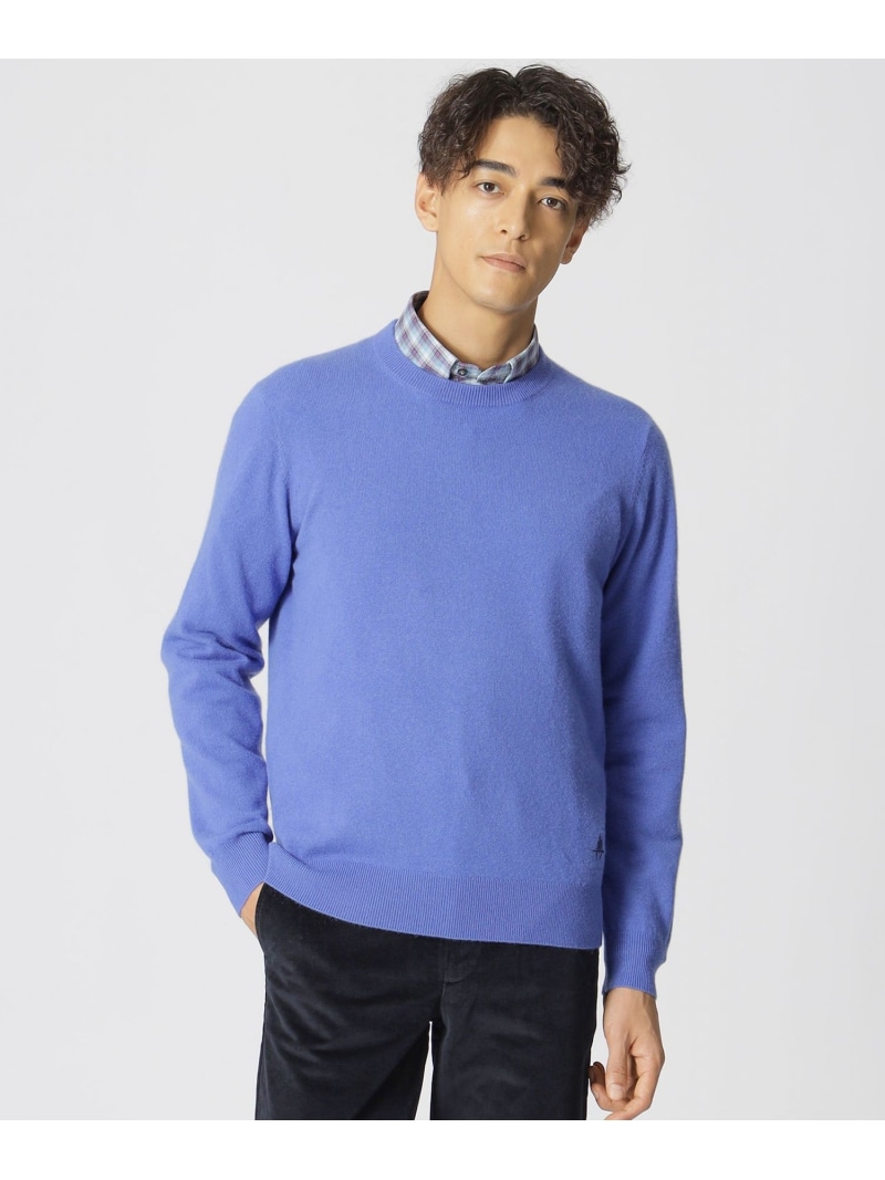 【楽天市場】【SALE／33%OFF】カシミヤ100%クルーネックセーター Paul Stuart ポール・スチュアート トップス ニット レッド オレンジ ブルー パープル【RBA_E ...