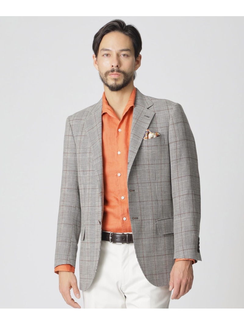 【楽天市場】【SALE／40%OFF】ウールミックスウォーターリネンウインドウペンジャケット Paul Stuart ポール・スチュアート ジャケット・アウター テーラードジャケット・ブレザー ...