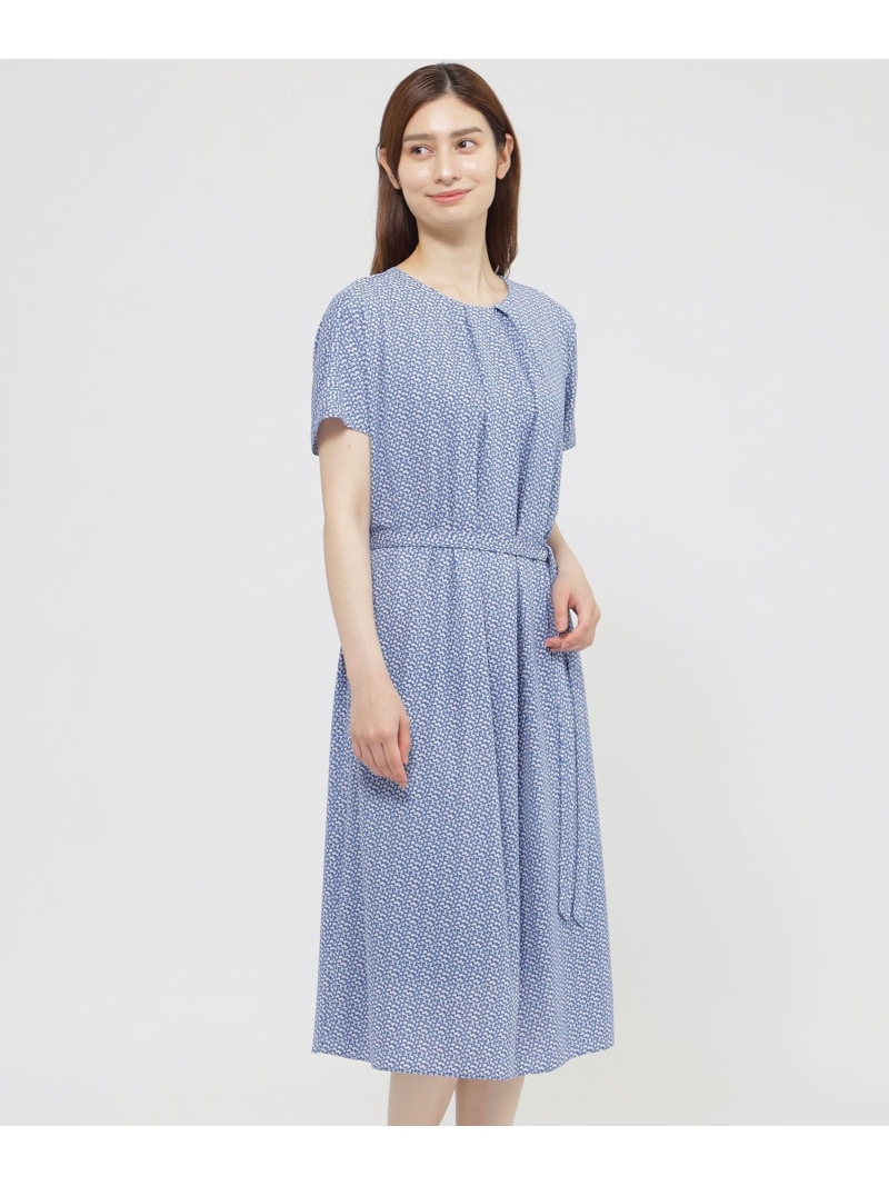 【楽天市場】【SALE／25%OFF】【ウォッシャブル】アングルブラッシュプリント ワンピース Paul Stuart ポール・スチュアート ...