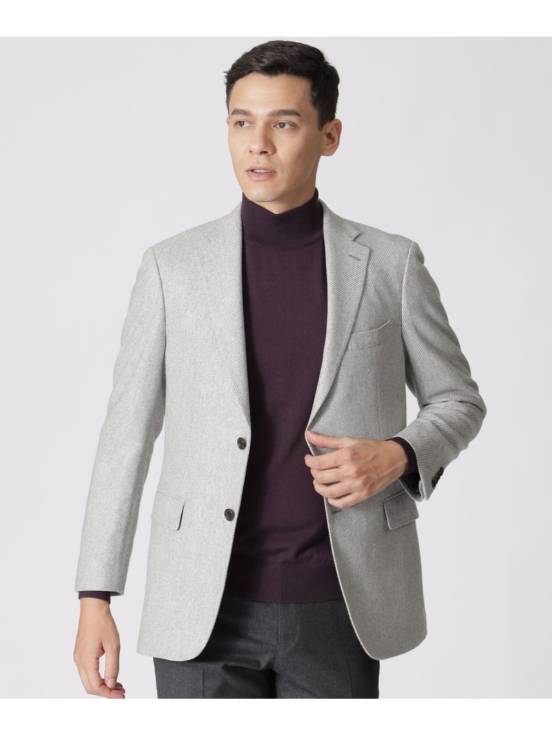 【楽天市場】【SALE／32%OFF】三者混カルゼジャケット Paul Stuart ポール・スチュアート ジャケット・アウター テーラードジャケット・ブレザー グレー ネイビー【RBA_E ...