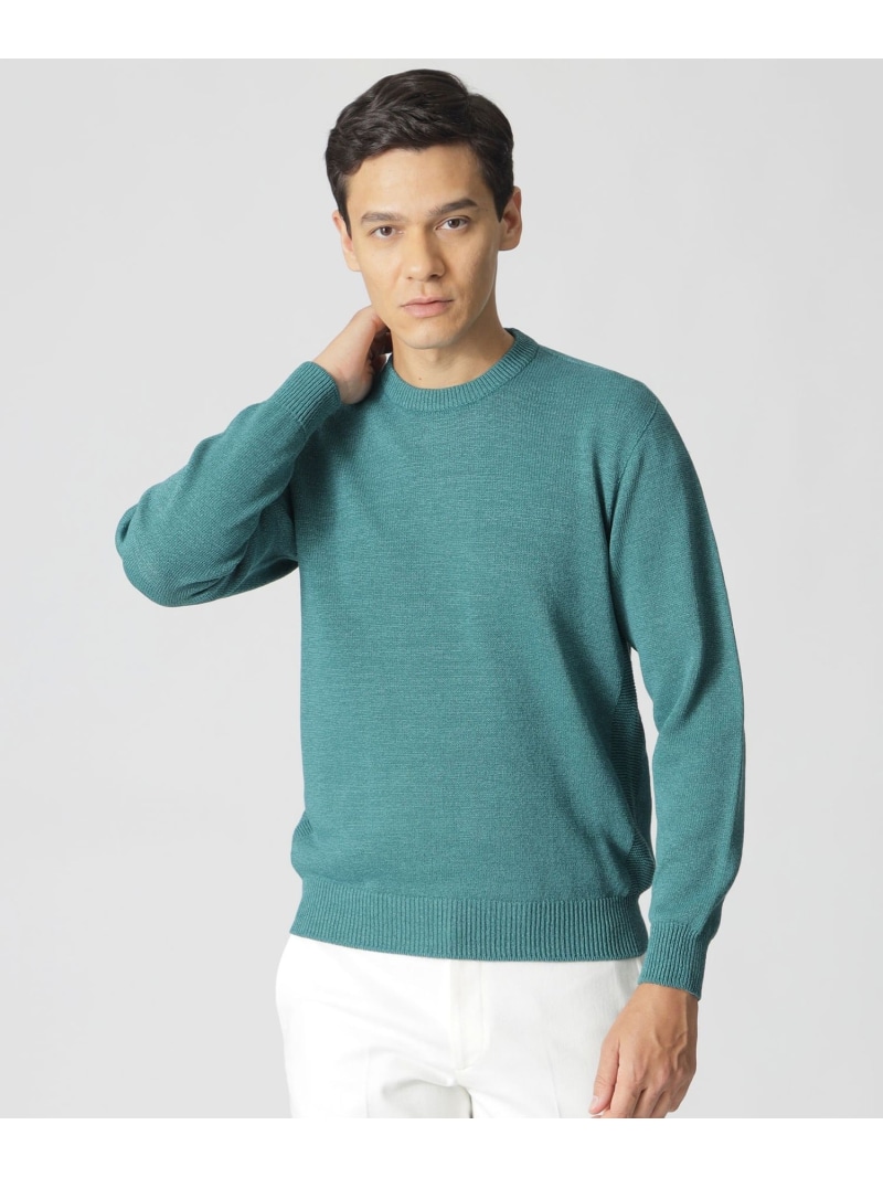 【楽天市場】【SALE／16%OFF】ペーパーヤーンクルーネックニット Paul Stuart ポール・スチュアート トップス ニット レッド ネイビー ベージュ カーキグリーン【RBA_E ...