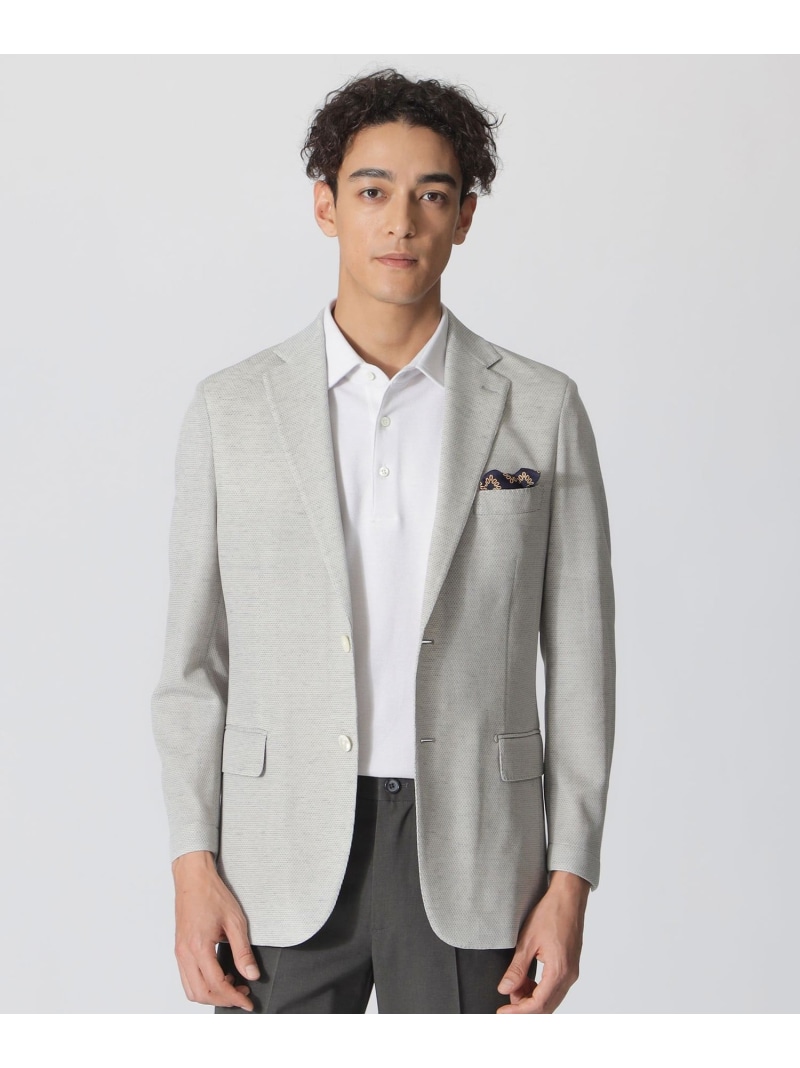 【楽天市場】【SALE／16%OFF】リネンバスケットジャージーライトジャケット Paul Stuart ポール・スチュアート ジャケット・アウター テーラードジャケット・ブレザー グレー ...