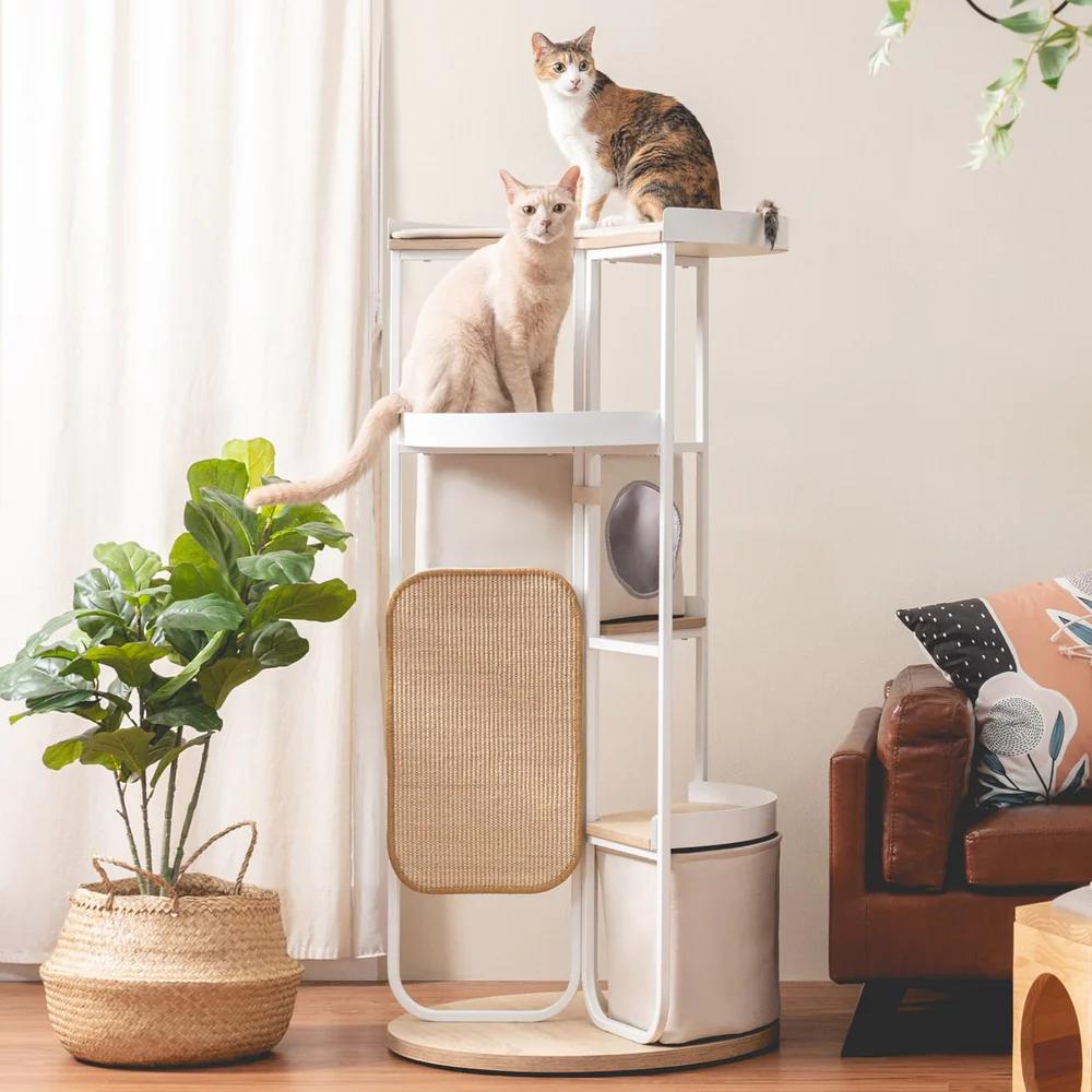 【楽天市場】MYZOO マイズー LOOP TOWER ループタワー スパイラルキャットタワー MYZOO：Pawsoasis楽天市場店