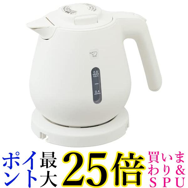 【楽天市場】象印 CK-DB08-WA 電気ケトル 0.8L ホワイト ハイパワー1300W 送料無料 【G】：Pay Off Store