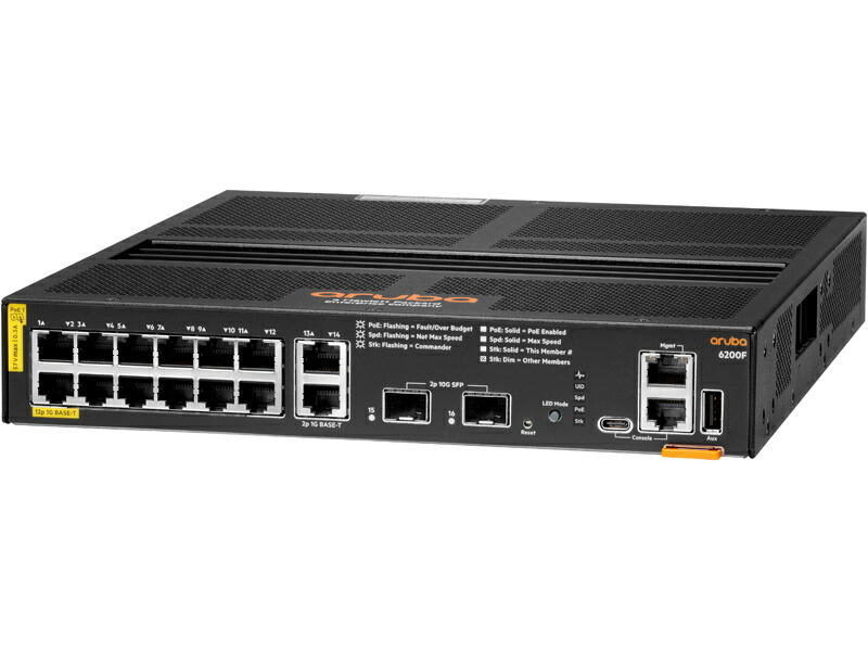 【楽天市場】【送料無料】R8Q72A#ACF HPE Aruba Networking CX 6200F 12G Class4 PoE 2G ...