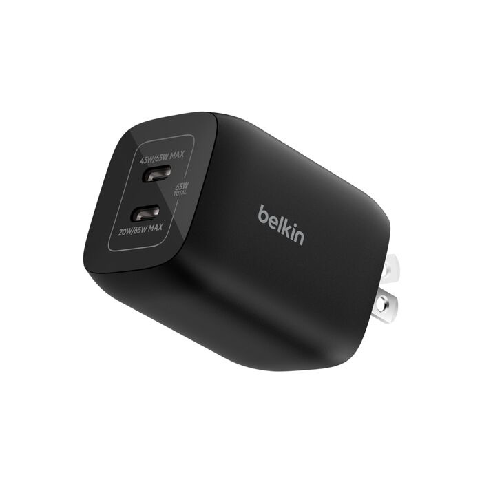 【楽天市場】【在庫目安:あり】【送料無料】belkin ENA007qcBK Gaming デュアルUSB-Cウォールチャージャー 65W ...
