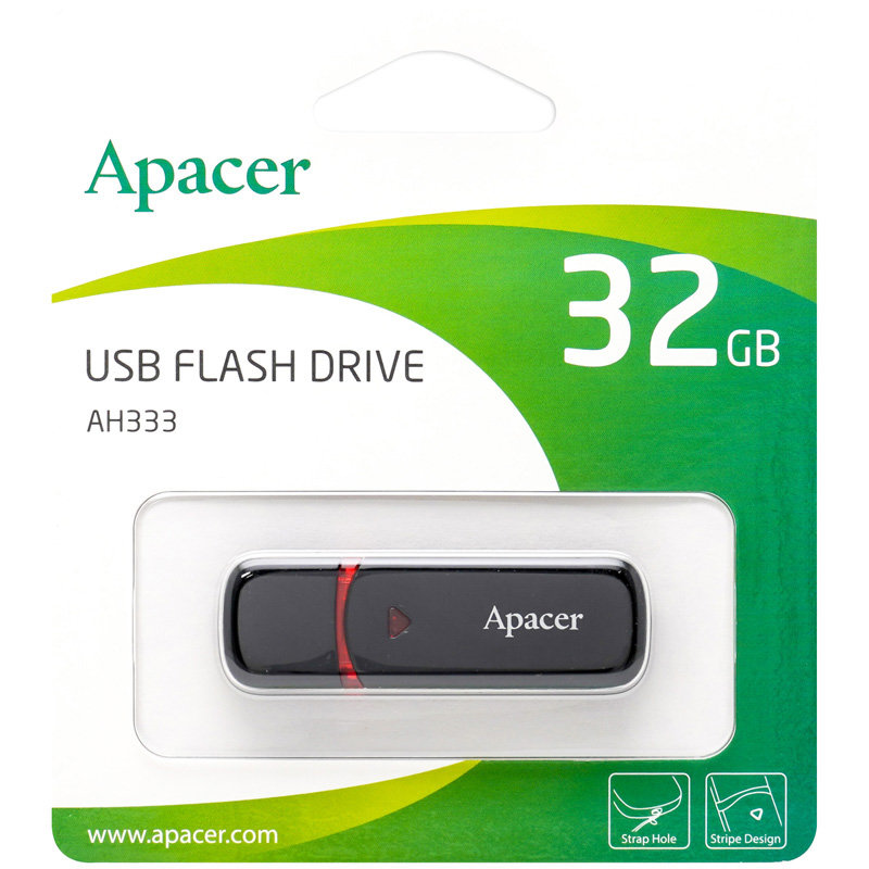 【楽天市場】USBメモリ 32GB 5年保証 Apacer AP32GAH333B-1 キャップ式 USB2.0 USB：PCグッドメディア楽天市場店