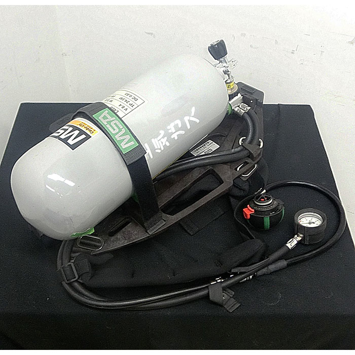 【楽天市場】MSA エムエスジャパン AirGo Pro エアゴープロ 自給式呼吸器（空気呼吸器）高圧空気ボンベ付 2013年 現状渡し ...
