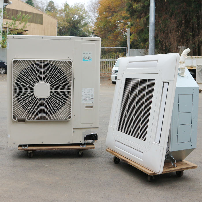 【楽天市場】【中古】エアコン 5馬力 業務用 HITACHI 外)RAS-GP140RSH2 内)RCI-GP140K3 日立 2021年 天カセエアコン 【送料無料】 【見学 千葉】【動産王 ...