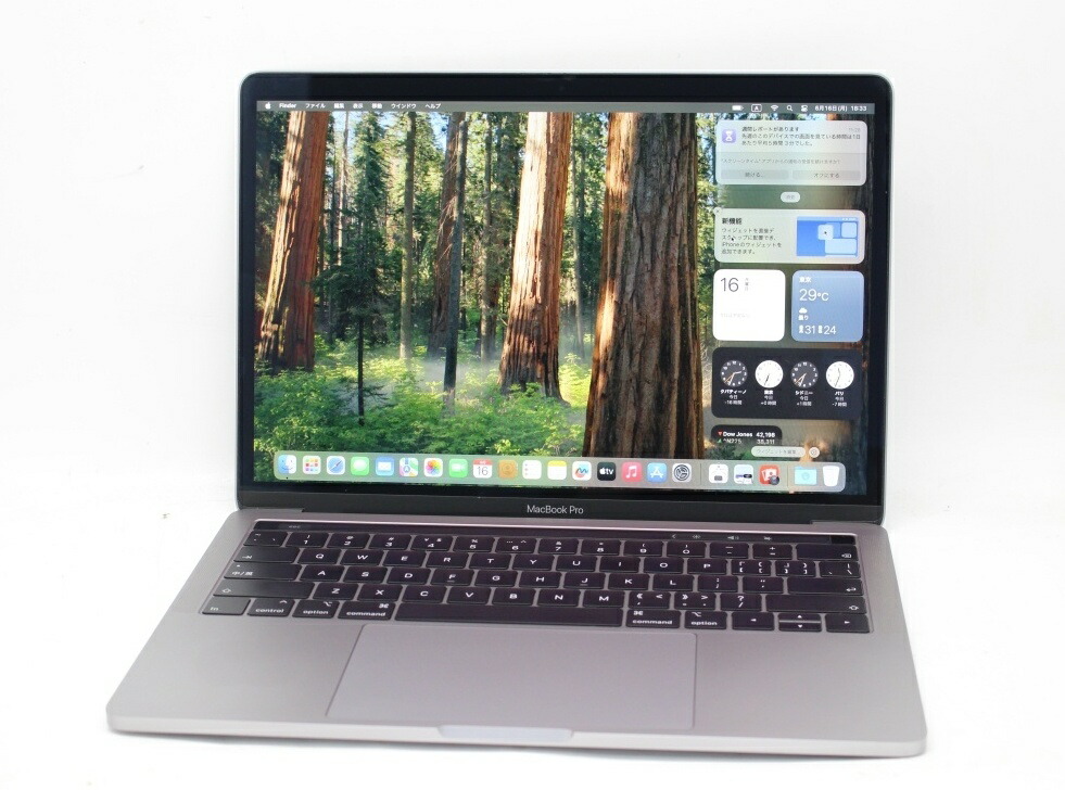 【楽天市場】送料無料 あす楽対応 即日発送 良品 2K対応 13.3インチ Apple MacBook Pro A1989 (Touch ...