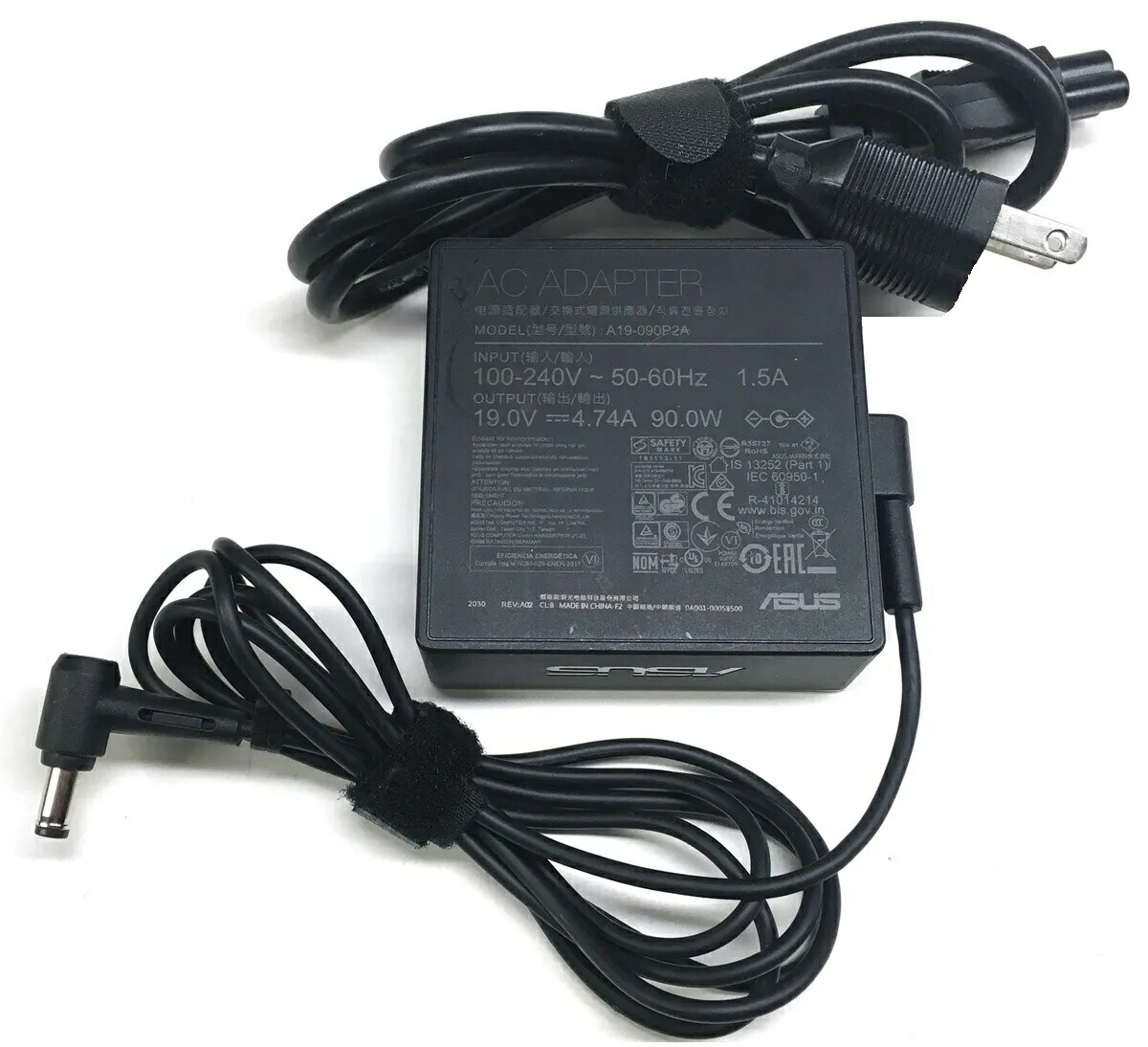 【楽天市場】[中古] 純正 ASUS 90W ACアダプターA19-090P2A 19V4.74A コネクタサイズ：5.5mm*2.5mm ...