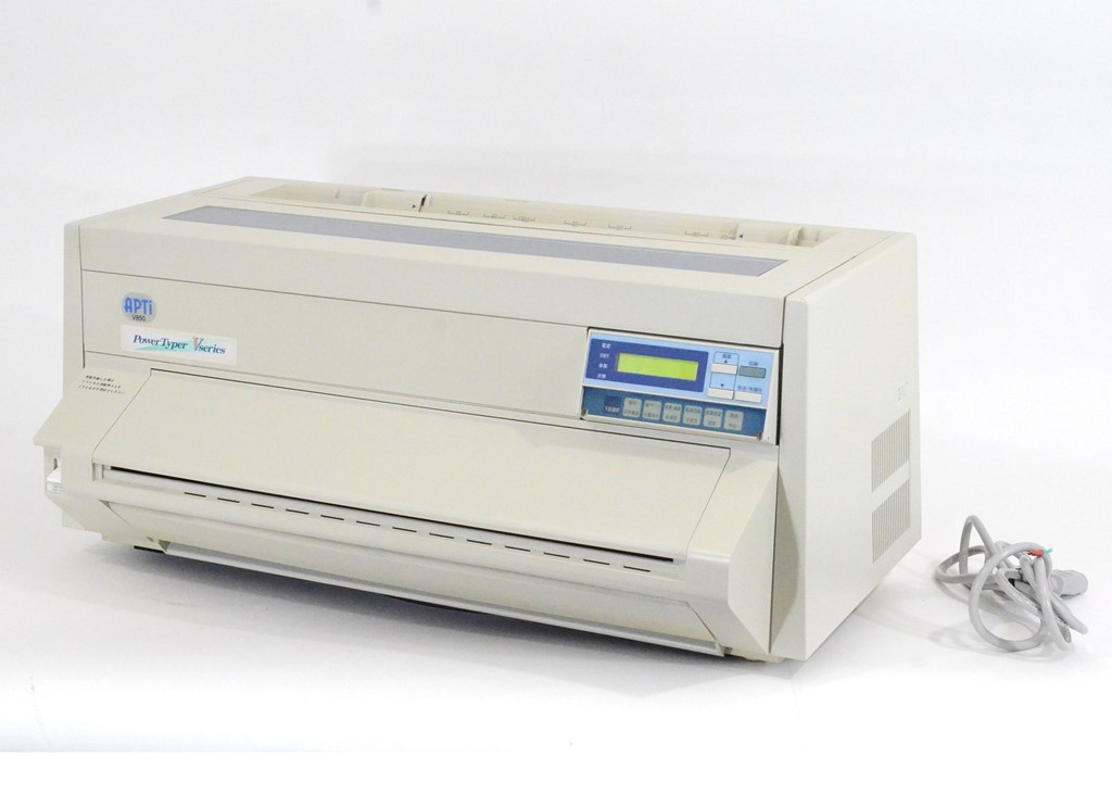 【楽天市場】【中古】APTi ドットプリンター PowerTyper V850 伝票 複写 ラウンド型 パラレル USB LAN 30日保証 送料無料：pc98.shop
