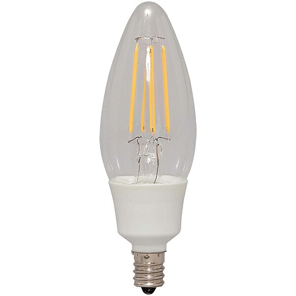 【楽天市場】アイリスオーヤマ LDC4L-G-E12/D-FC LEDフィラメント電球 E12タイプ40形相当 電球色 調光 クリアタイプ【在庫目安:お取り寄せ】| リビング家電 LED電球 ...