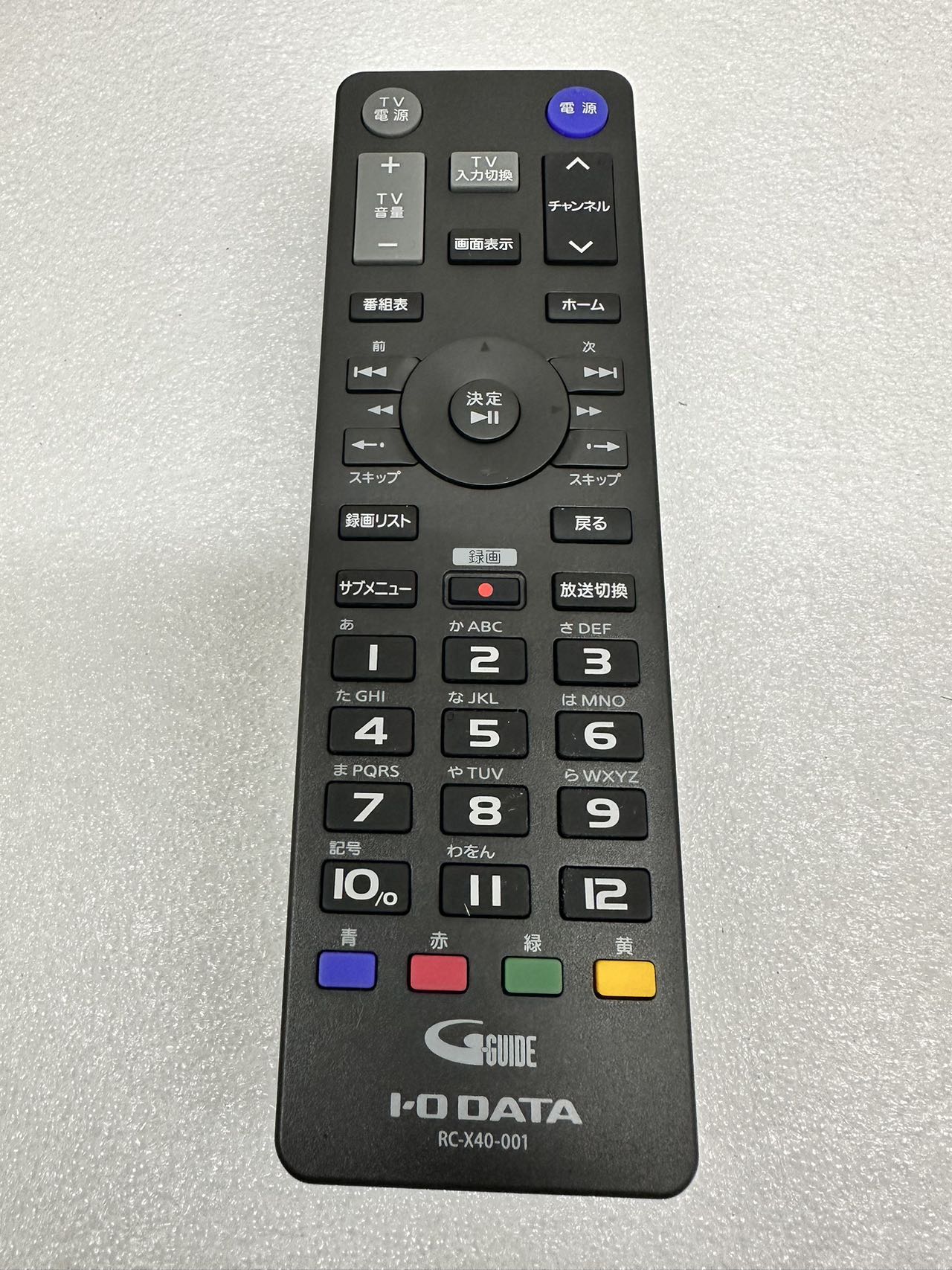 【楽天市場】【純正】【新品未使用】【送料無料】純正 I-O DATA RC-X40-001 リモコン IO DATA HVTR-BCTX3 EX-BCTX2 HVTR-T3HD1 HVTR ...