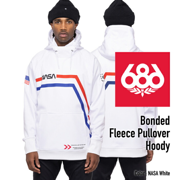 【楽天市場】【旧モデル・型落ち】2022-23 686 BONDED FLEECE PULLOVER HOODY Nasa White ...