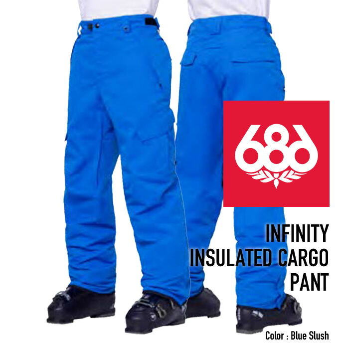 【楽天市場】2023-24 686 MEN'S INFINITY INSULATED CARGO PANT Blue Slush シックス ...