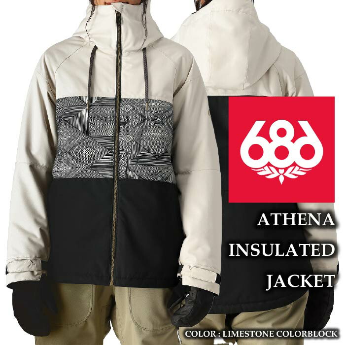 【楽天市場】2024-25 686 ATHENA INSULATED JACKET Limestone Colorblock シックスエイト ...