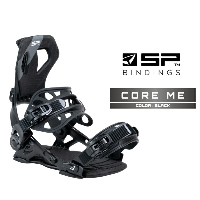 【楽天市場】2024-25 SP BINDINGS CORE MULTI ENTRY Black エスピー コア ブラック スノーボード ...