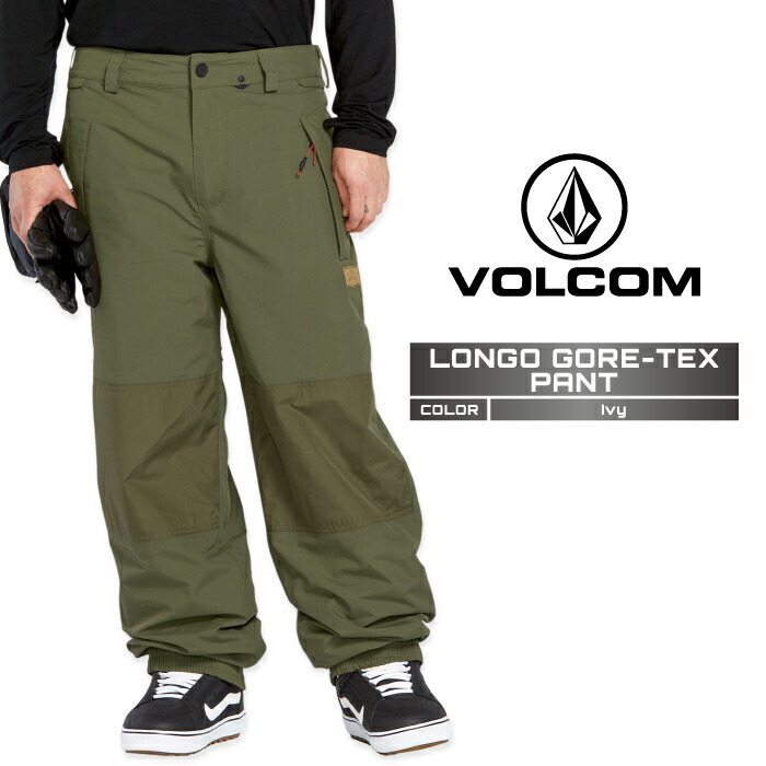 【楽天市場】2024-25 VOLCOM LONGO GORE-TEX PANT Ivy ボルコム スノーボード ウェアー パンツ ...