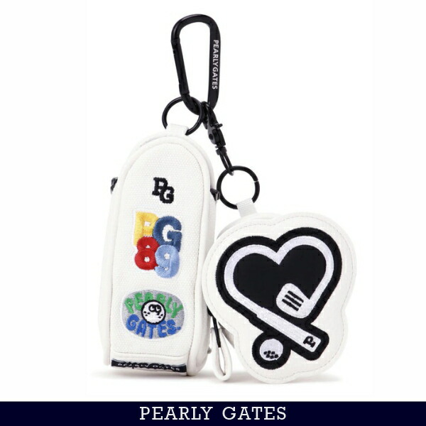 【楽天市場】【NEW】PEARLY GATES パーリーゲイツPOPなロゴワッペン【WAPPEN-PREMIUM】ボールポーチ/小物ポーチ ...