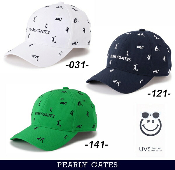 【楽天市場】【NEW】PEARLY GATES パーリーゲイツ≪UV Protection≫ 高UVカット！”enjoy Golf ...