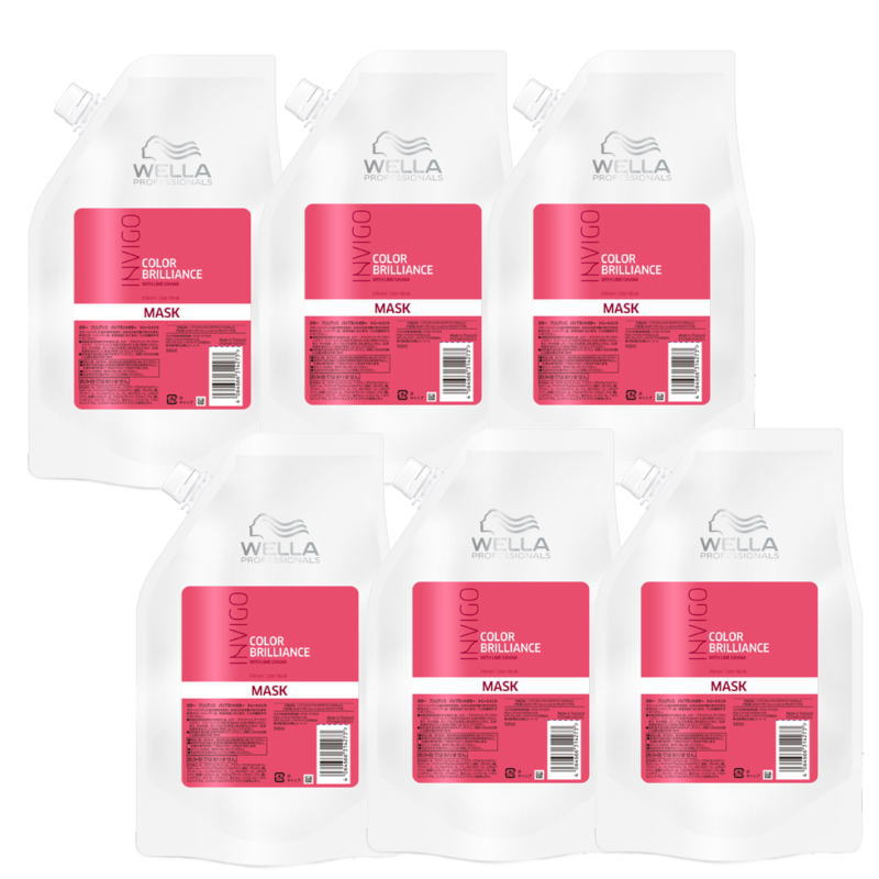 【楽天市場】ウエラ インヴィゴ INVIGO カラーブリリアンス バイブラントトリートメント 940mlリフィル 【6本セット】：PECHKA