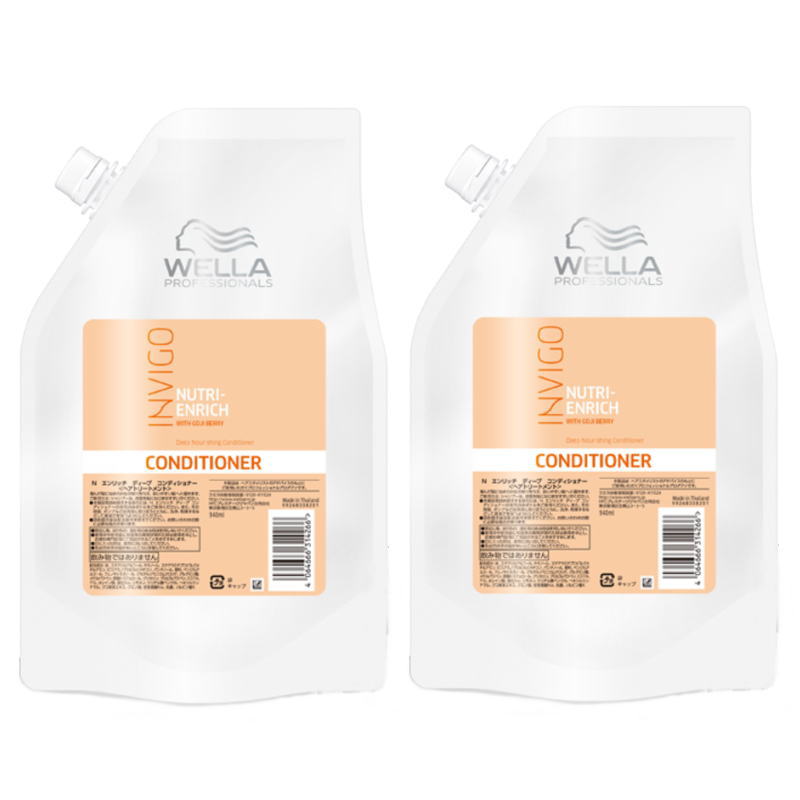 【楽天市場】ウエラ インヴィゴ INVIGO ニュートリエンリッチ ディープコンディショナー 940mlリフィル 【2本セット】：PECHKA