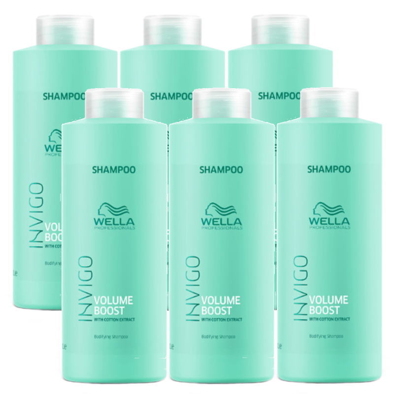 【楽天市場】ウエラ インヴィゴ INVIGO ボリュームブースト ボディファイングシャンプー 1000ml【6本セット】：PECHKA