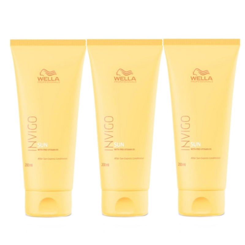 【楽天市場】ウエラ インヴィゴ INVIGO サン エクスプレストリートメント 200ml【3本セット】：PECHKA