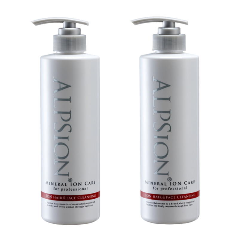 【楽天市場】ALPSion(アルピジョン) イオンヘア&フェイスクレンジングAX 490ml(×2点セット)：PECHKA