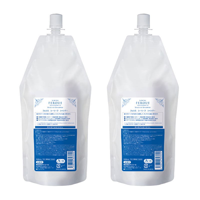 【楽天市場】サンコール フェルエ シーリーフ シャンプー 500mlリフィル【×2個セット】：PECHKA