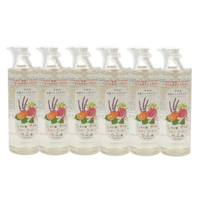【楽天市場】サニープレイス しその葉＋ミカン 全身プロテクトジェル 500ml【×6点セット】：PECHKA