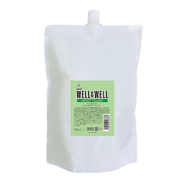 【楽天市場】ティアーズ WELL＆WELL モイストタッチ シャンプー 2000ml：PECHKA