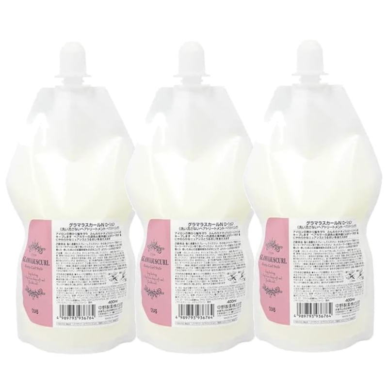 【楽天市場】ナカノ グラマラスカールN ローション 400ml リフィル【3本セット】：PECHKA