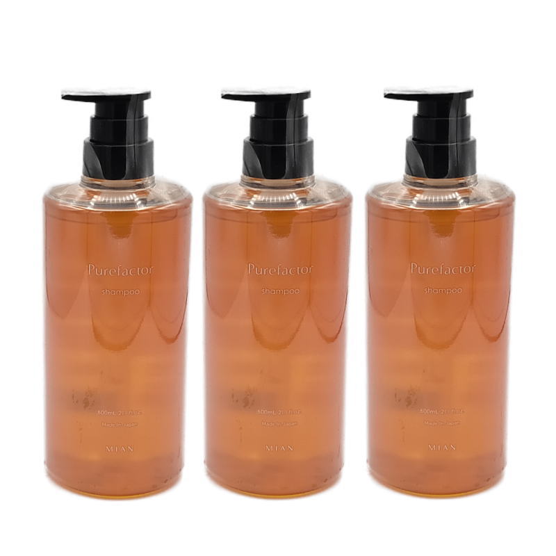 【楽天市場】ミアンビューティー ピュアファクター シャンプー 600ml×3点セット：PECHKA