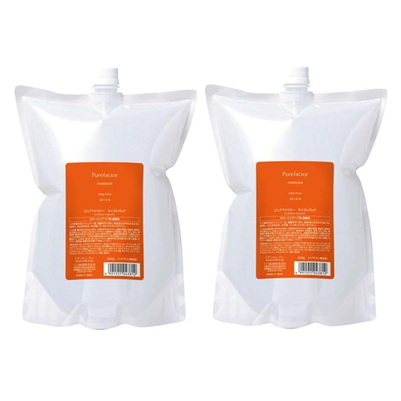 【楽天市場】ミアンビューティー ピュアファクター モイストパック 2000gリフィル×2点セット：PECHKA