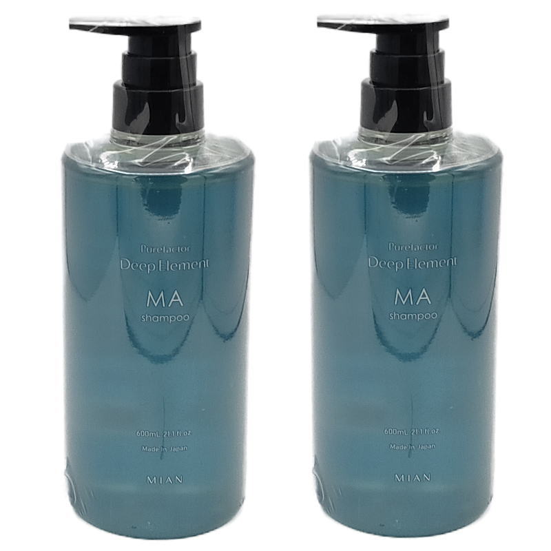【楽天市場】ミアンビューティー ピュアファクター ディープエレメント MA シャンプー 600ml×2点セット：PECHKA