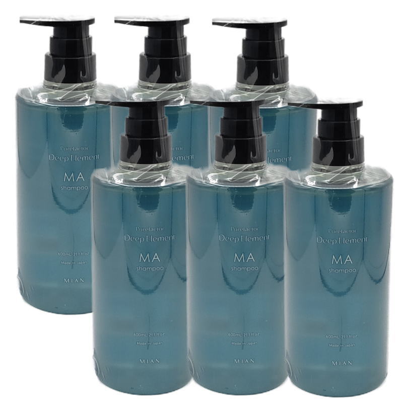 【楽天市場】ミアンビューティー ピュアファクター ディープエレメント MA シャンプー 600ml×6点セット：PECHKA