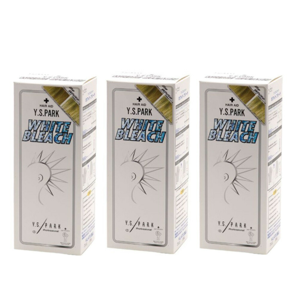【楽天市場】Y.S.PARK (ワイエスパーク) ホワイトブリーチ (ブリーチパウダー30g/OX6％ 90ml) 【3個セット】：PECHKA